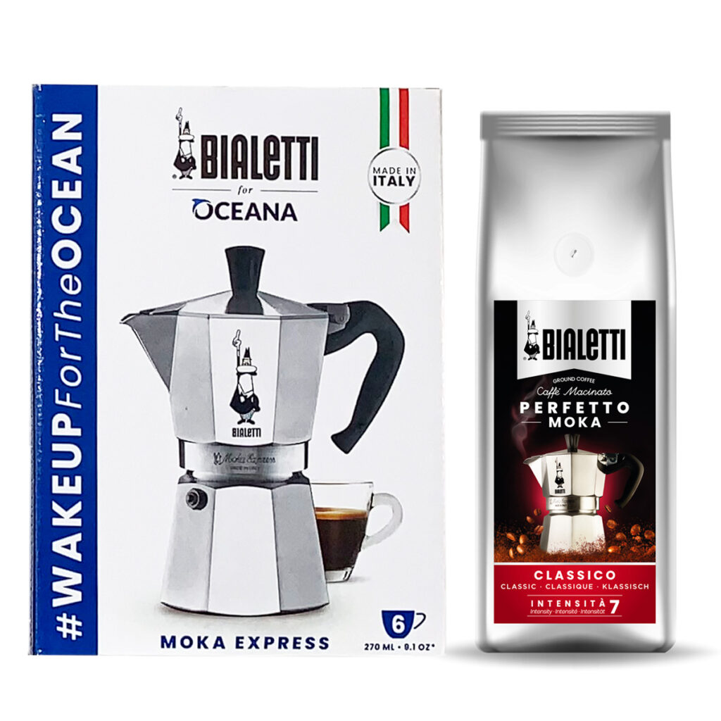 Pack Moka Express 6 Tazas + Café Perfetto Moka Classico