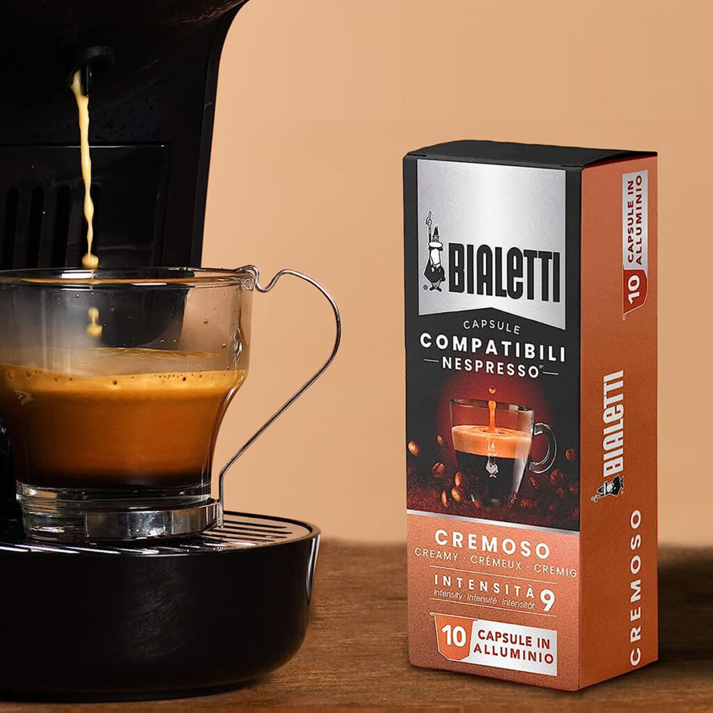 BOX 10 Cápsulas compatibles con Nespresso CREMOSO - Bialetti Perú