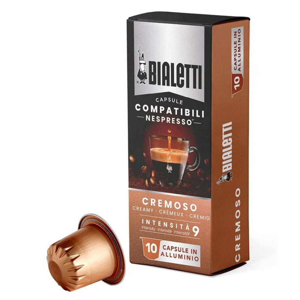 BOX 10 Cápsulas compatibles con Nespresso CREMOSO - Bialetti Perú